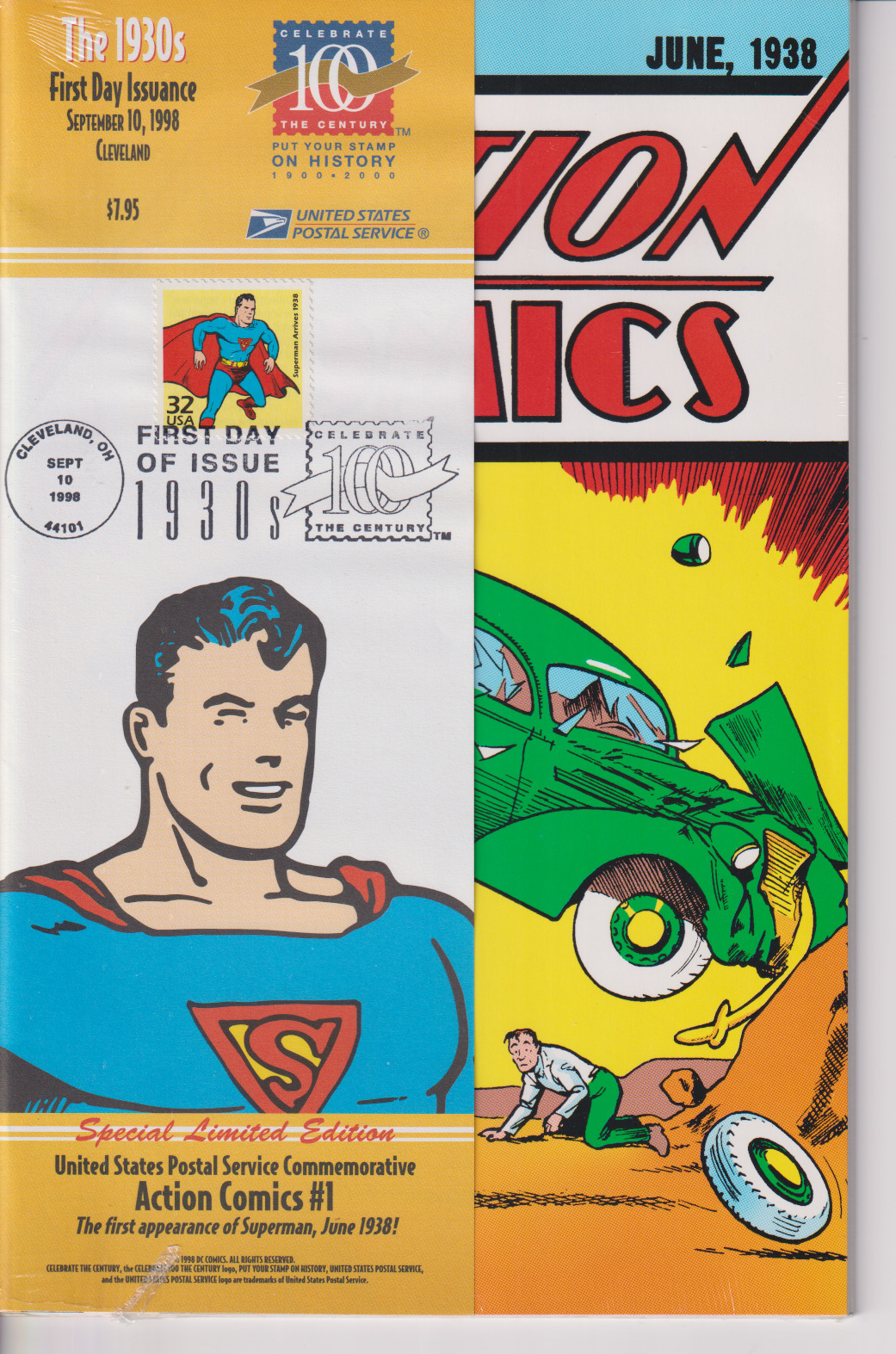 DC Comics! USPS Commemorative Action Comics! Issue #1! Sealed! | Comic ...