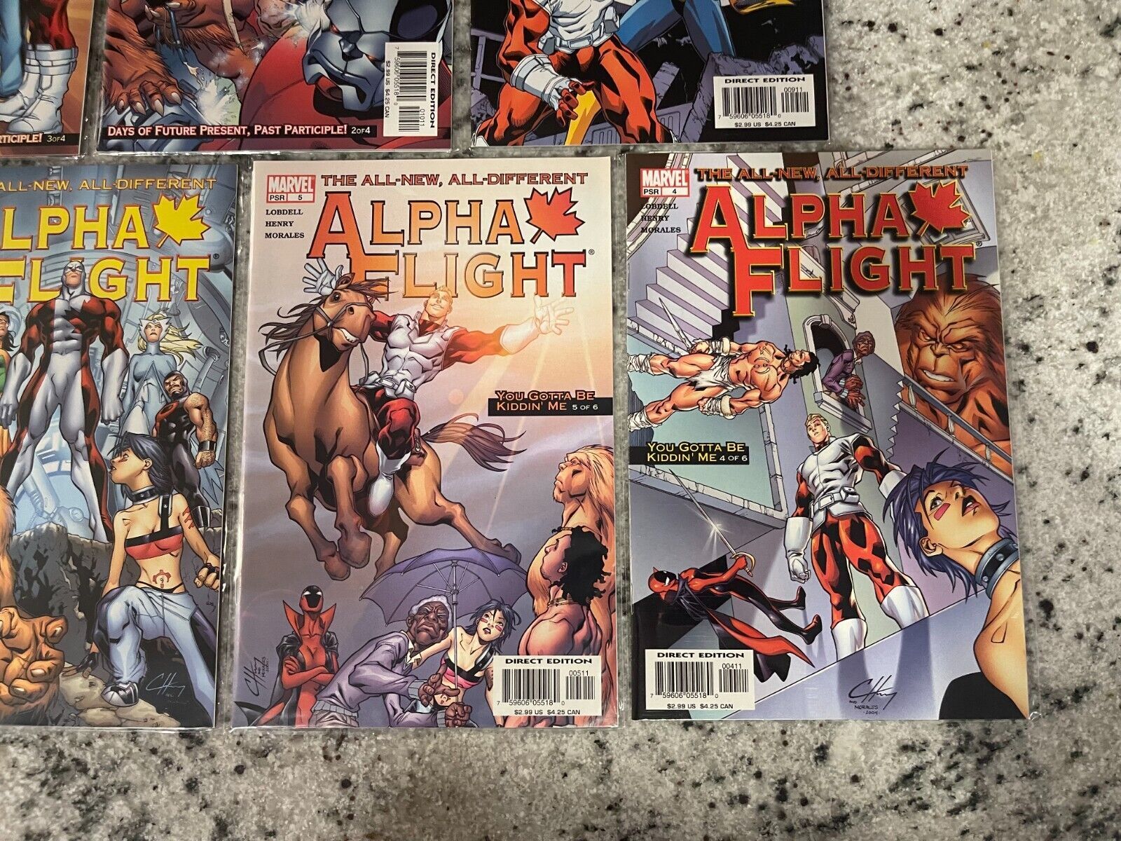 9 Alpha Flight Marvel Comic Books # 4 5 6 7 8 9 10 11 12 X-Men ...
