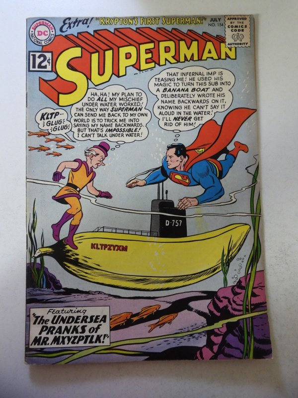 Superman #154 (1962) FN Condition | Comic Books - Silver Age, DC Comics ...