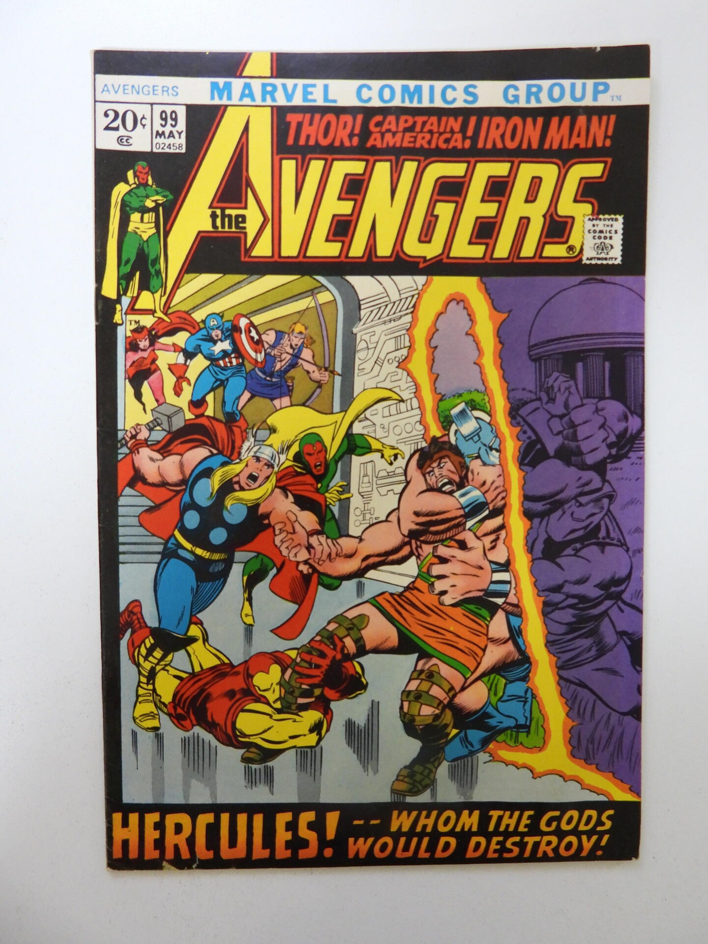 The Avengers #99 (1972) VG condition "moisture damage" | Comic Books ...