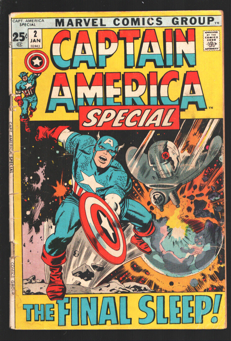 Captain America Special #2 1972-Stan Lee-George Tuska-Jack Kirby ...