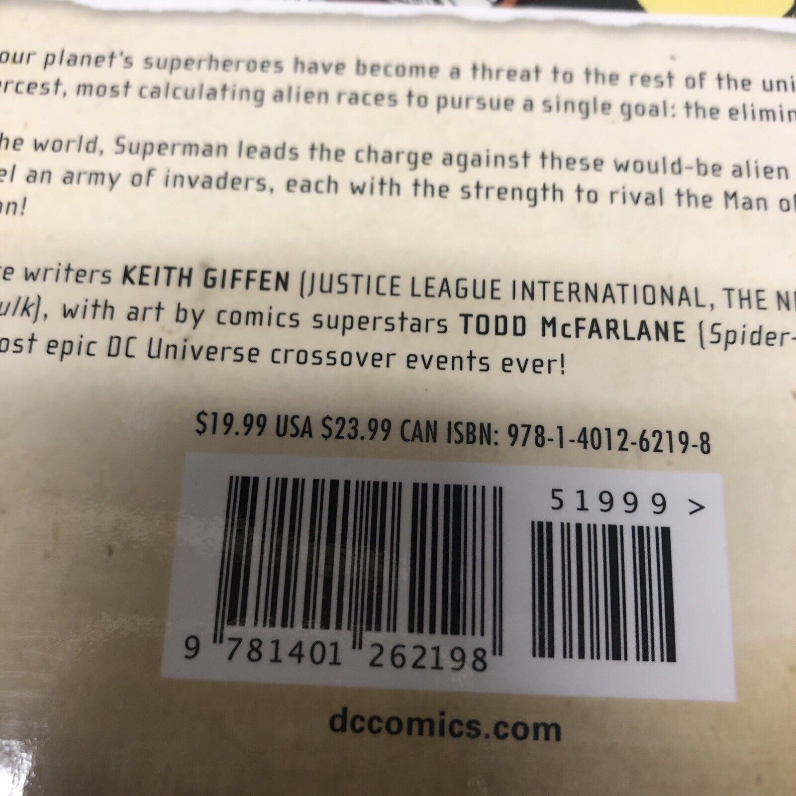 Invasion (2016) TPB • DC Comics • Keith Giffen • Bill Mantlo • Todd ...