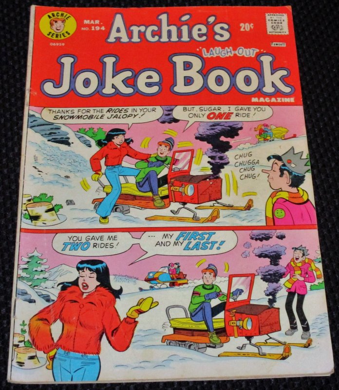 Archie's Joke Book Magazine #194 (1974) | Comic Books - Modern Age ...