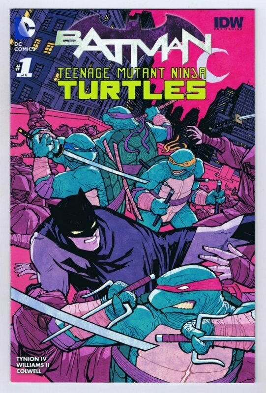 Batman Teenage Mutant Ninja Turtles #1 TMNT Midtown Cliff Chiang DC ...