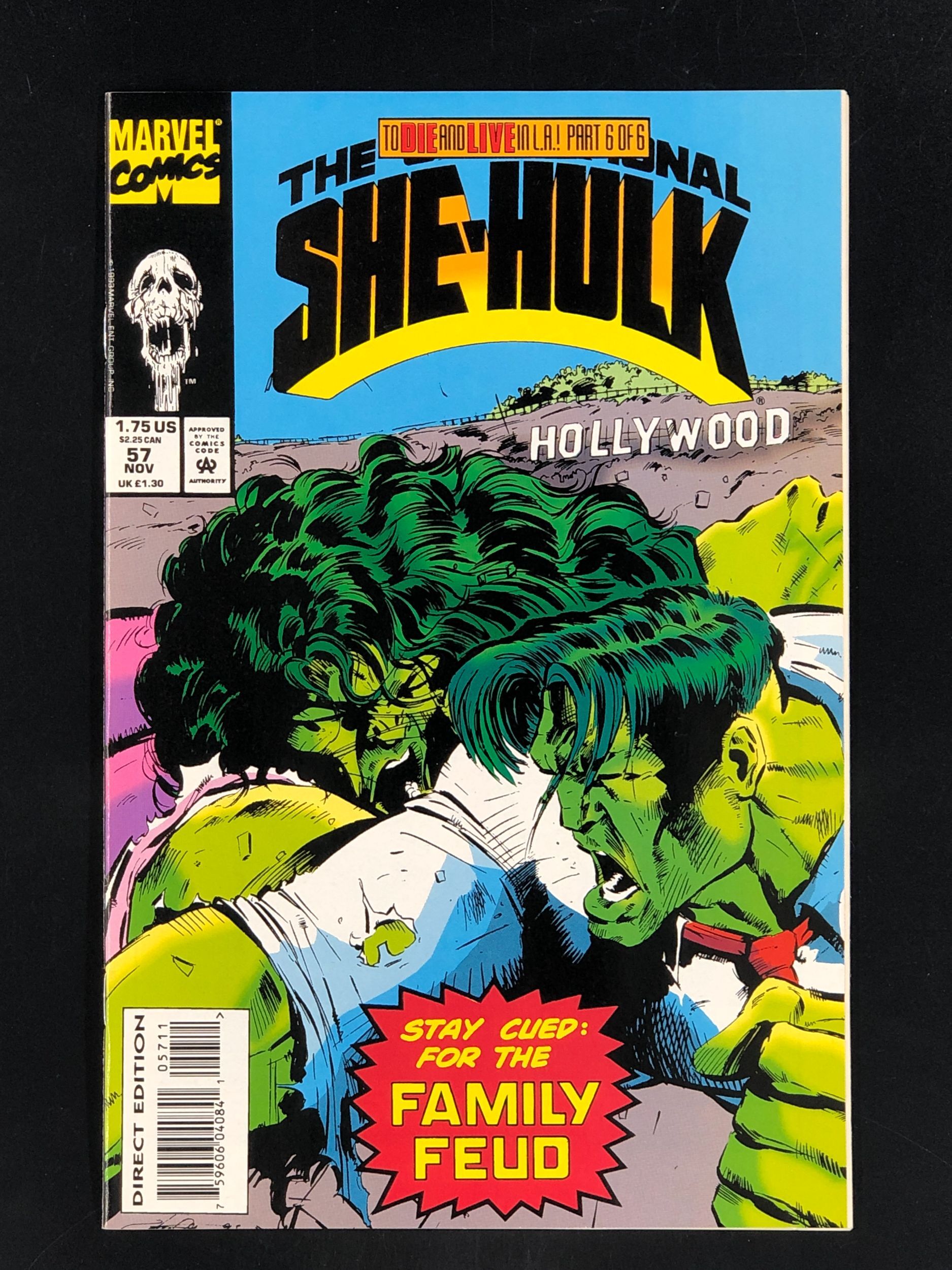 The Sensational She-Hulk #57 (1993) First One-On-One Hulk vs She-Hulk ...