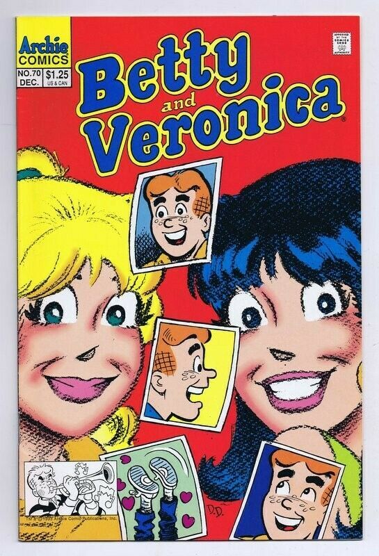 Betty and Veronica #70 ORIGINAL Vintage 1993 Archie Comics GGA | Comic ...