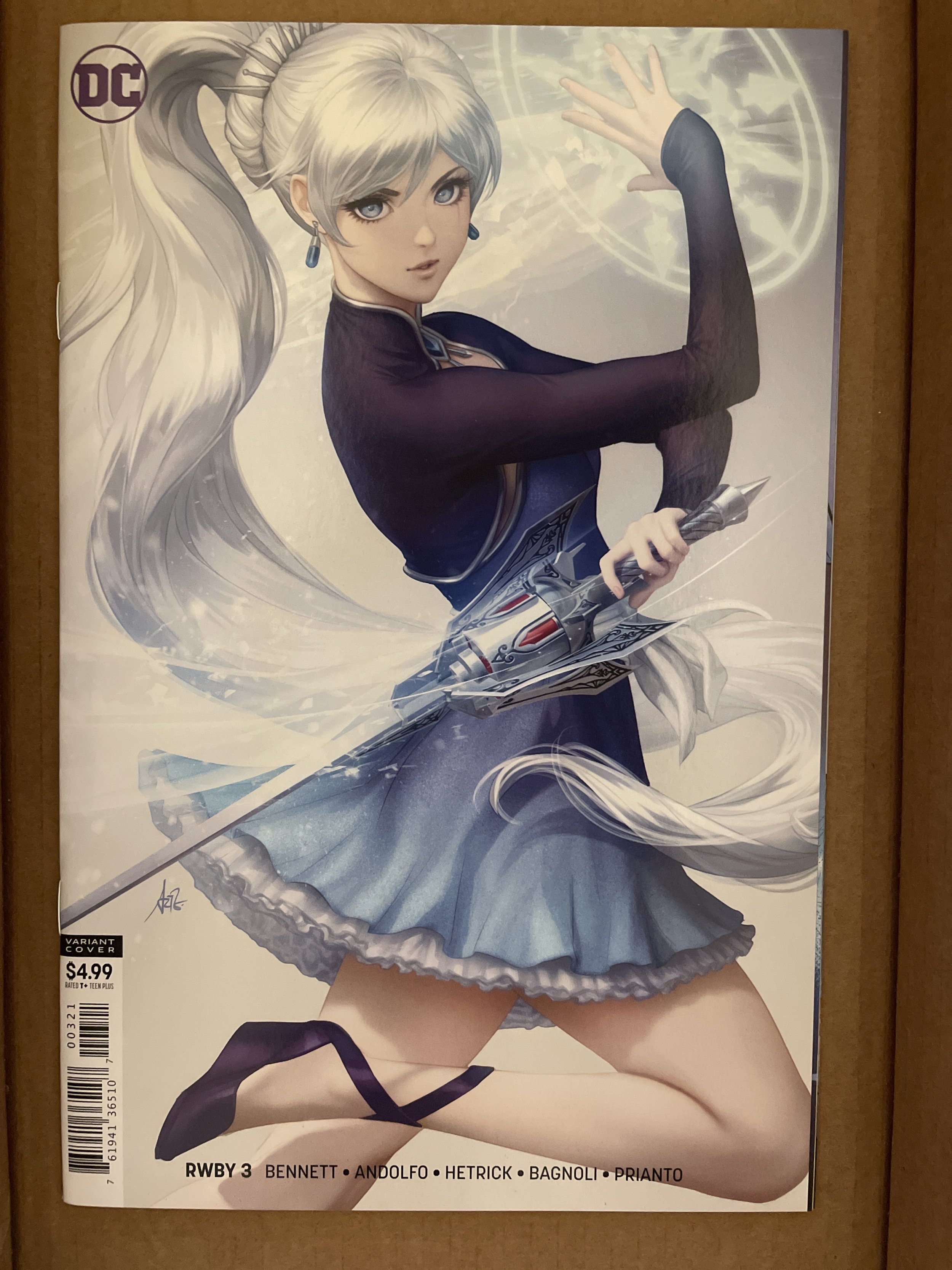 RWBY Comic Lot 2-6 w/ Artgerm Variants (8 Comics) Rare Low Print NM DC ...