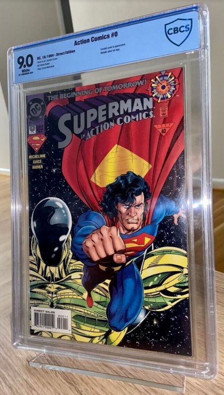 Action Comics #0 - Superman has epic fight with Condiut! CBCS 9.0 - New ...