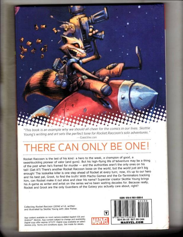 Rocket Raccoon Vol. # 1 Chasing Tale Marvel Comics HARDCOVER Graphic ...
