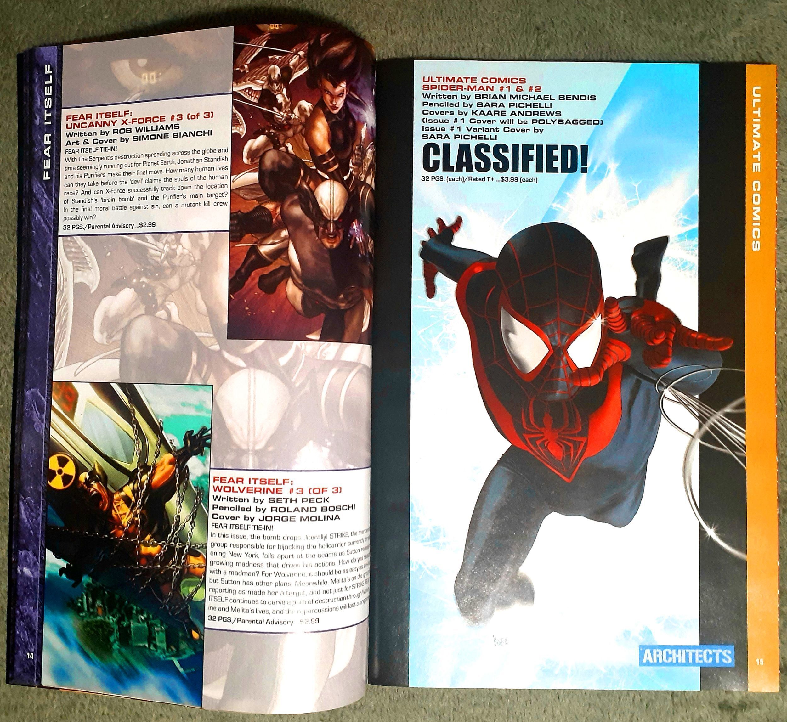 Ultimate Comics Spider-Man #1 TRUE 1st MILES APP! PREDATES FALLOUT 4 ...