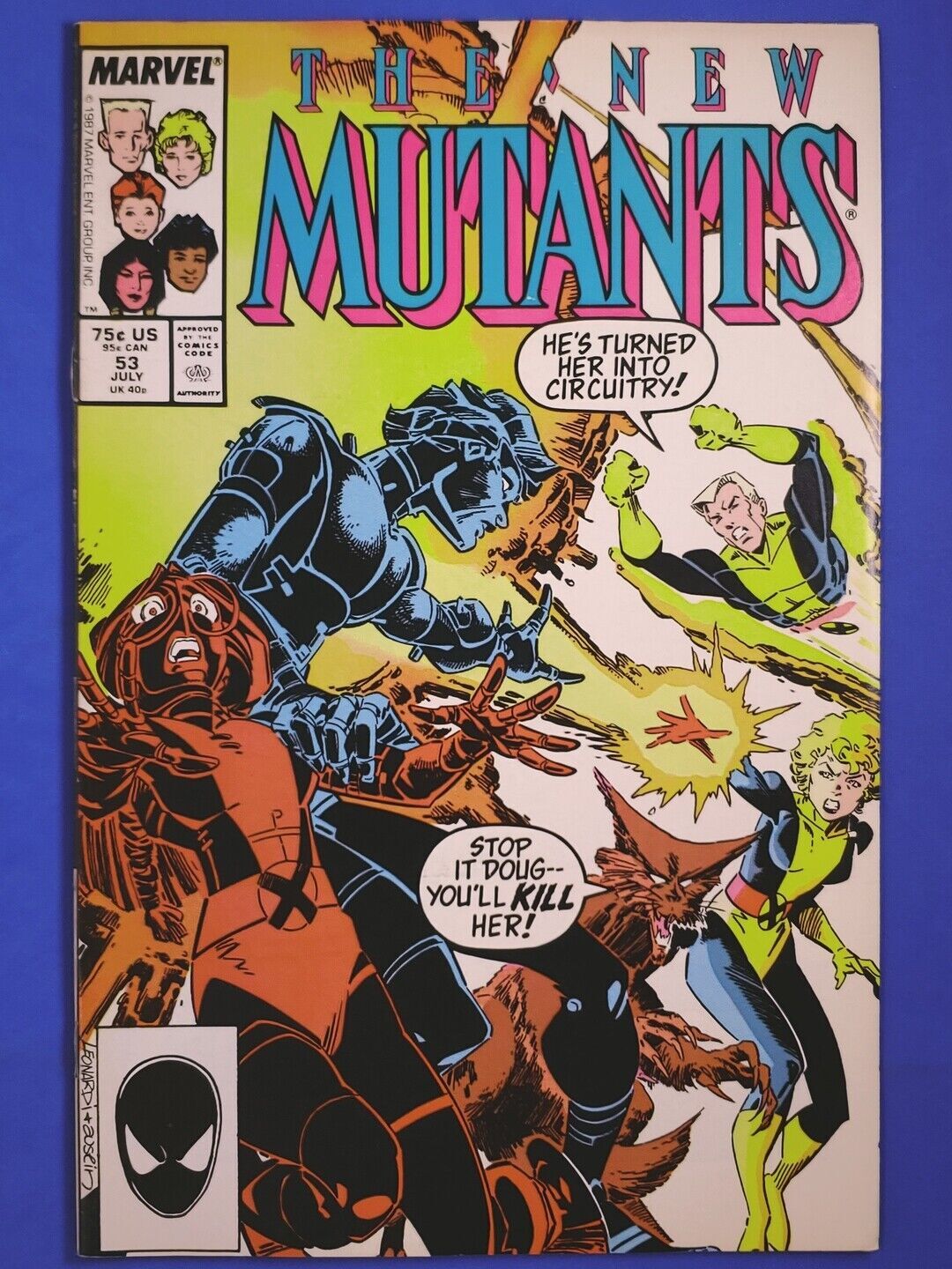 New Mutants #53 NM- Marvel Comics C29 | Comic Books - Copper Age ...