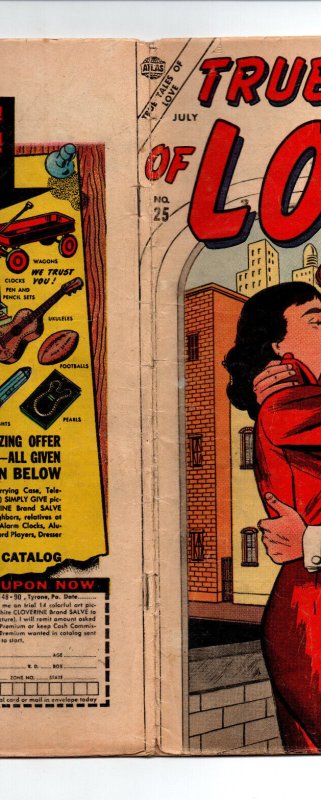 True Tales Of Love #25 - Vince Colletta cover & art - Atlas - 1956 ...