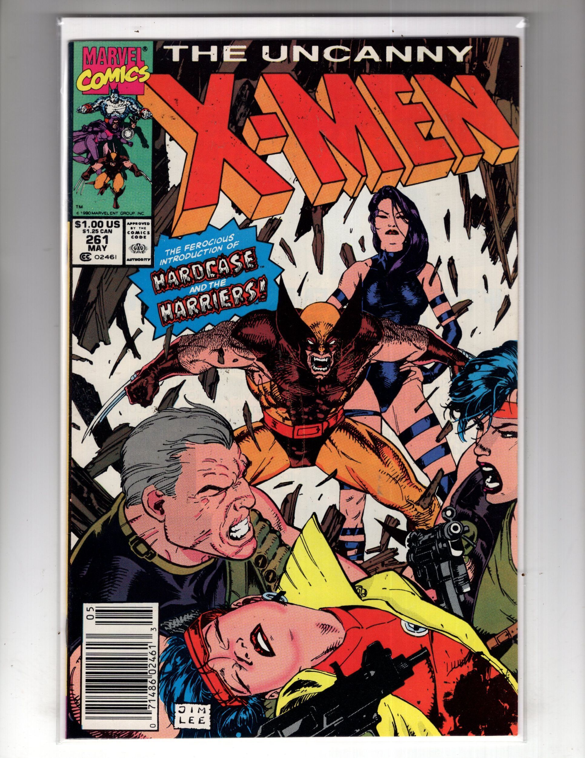 The Uncanny X Men 261 1990 Jim Lee Classic Copper Age Marvel Ec 13