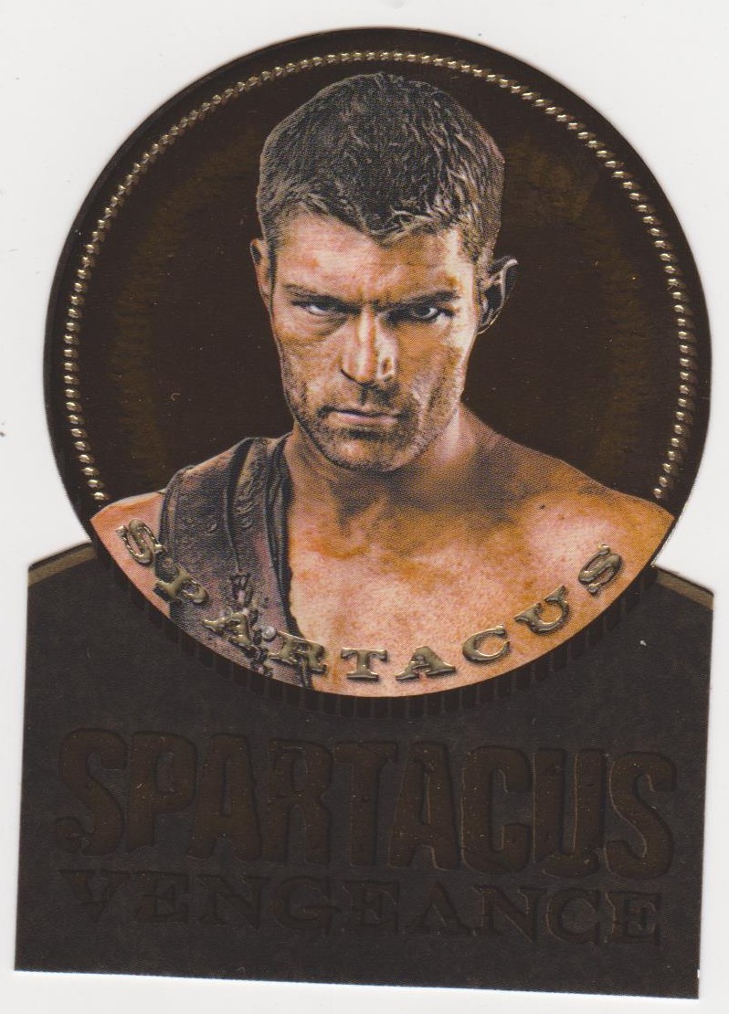 2013 Spartacus Vengeance Die-Cut Gold Plaque #GV1 Spartacus | Comic ...