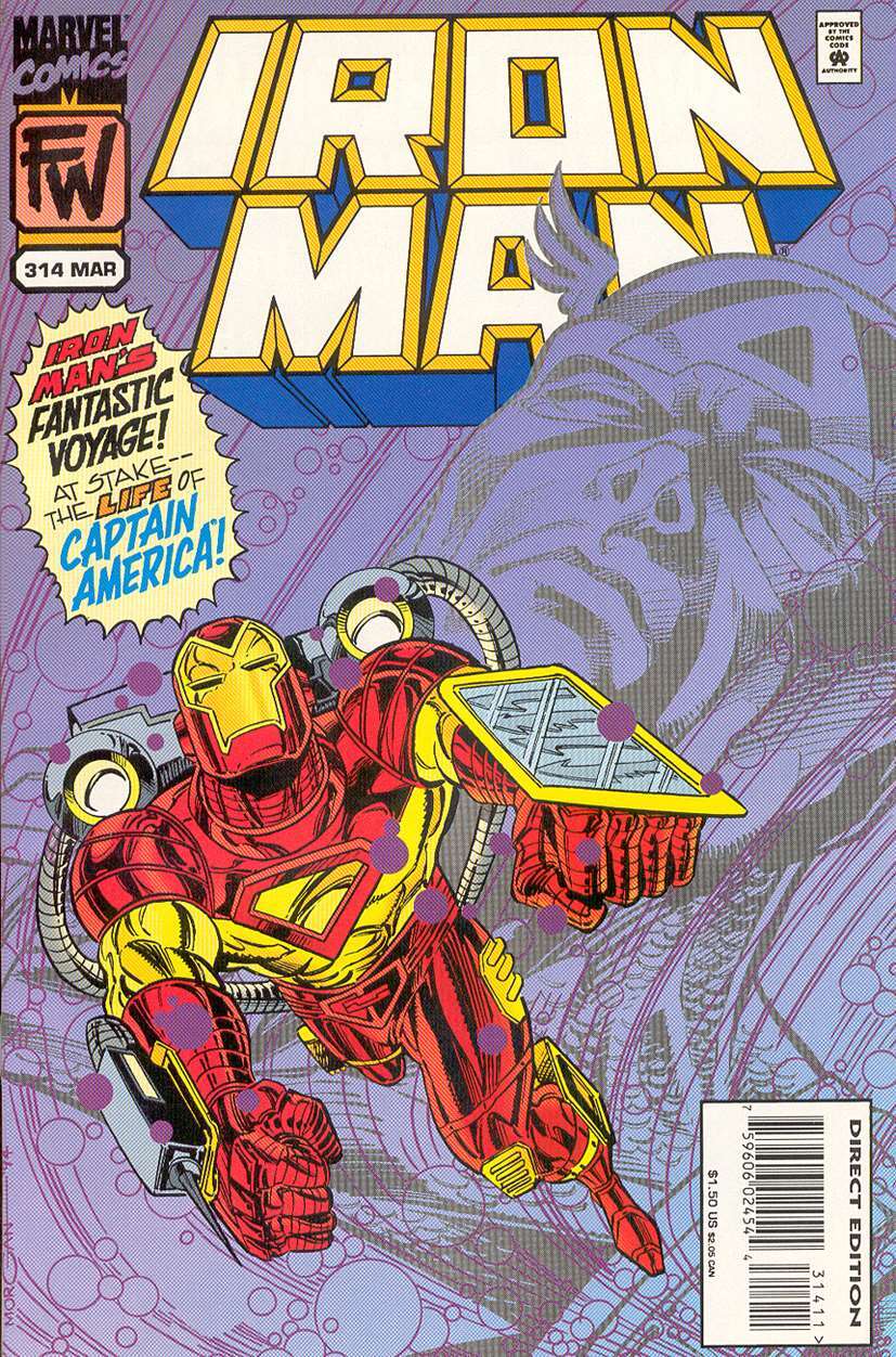 Iron Man (1st Series) #314 VF/NM ; Marvel | Captain America | Comic ...