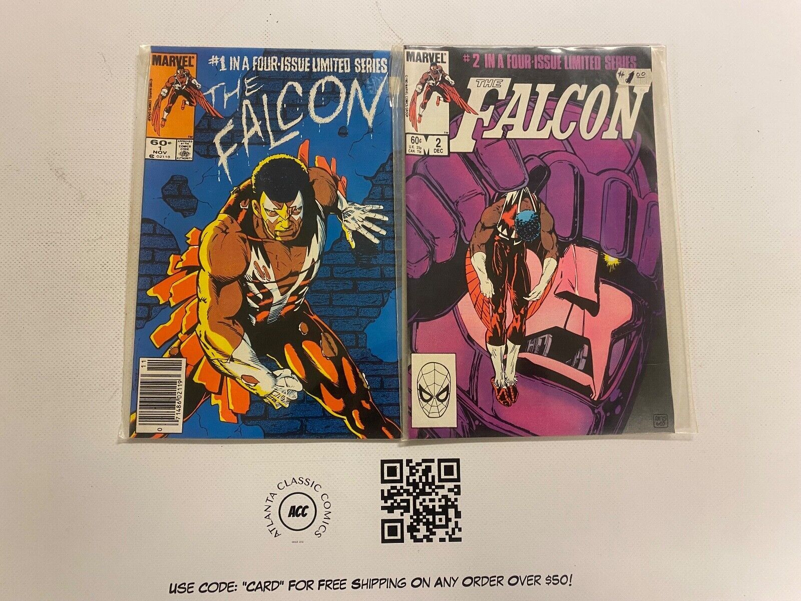 2 The Falcon Marvel Comics LTD Series #1 2 Spider-man Avengers 32 KM1 ...