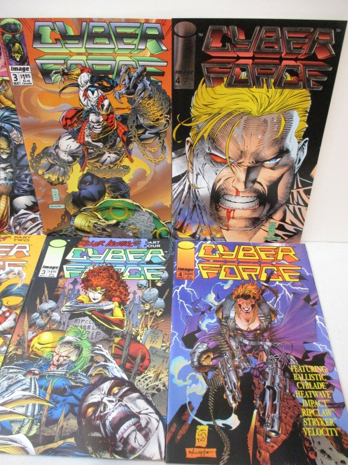 Cyberforce V1 #1-4 & V2 #1-14 Marc Silvestri - Image Comics 1992 ...