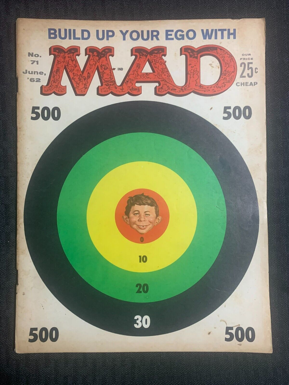 1962 MAD MAGAZINE #71 VG- 3.5 Alfred E Neuman / Build Up Your Ego with ...