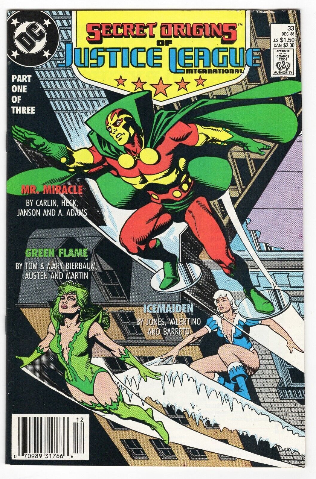 Secret Origins #33 JLA VINTAGE 1988 DC Comics Justice League ...