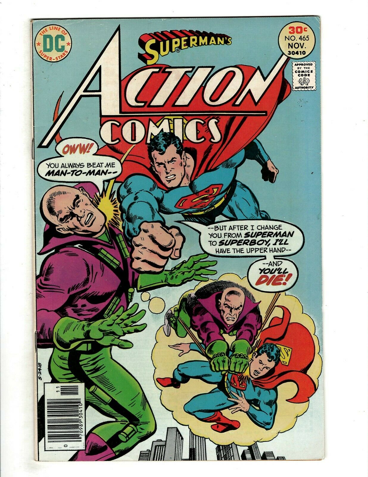 10 Action Comics DC Comics 446 451 458 459 461 462 463 464 465 466 Lois ...