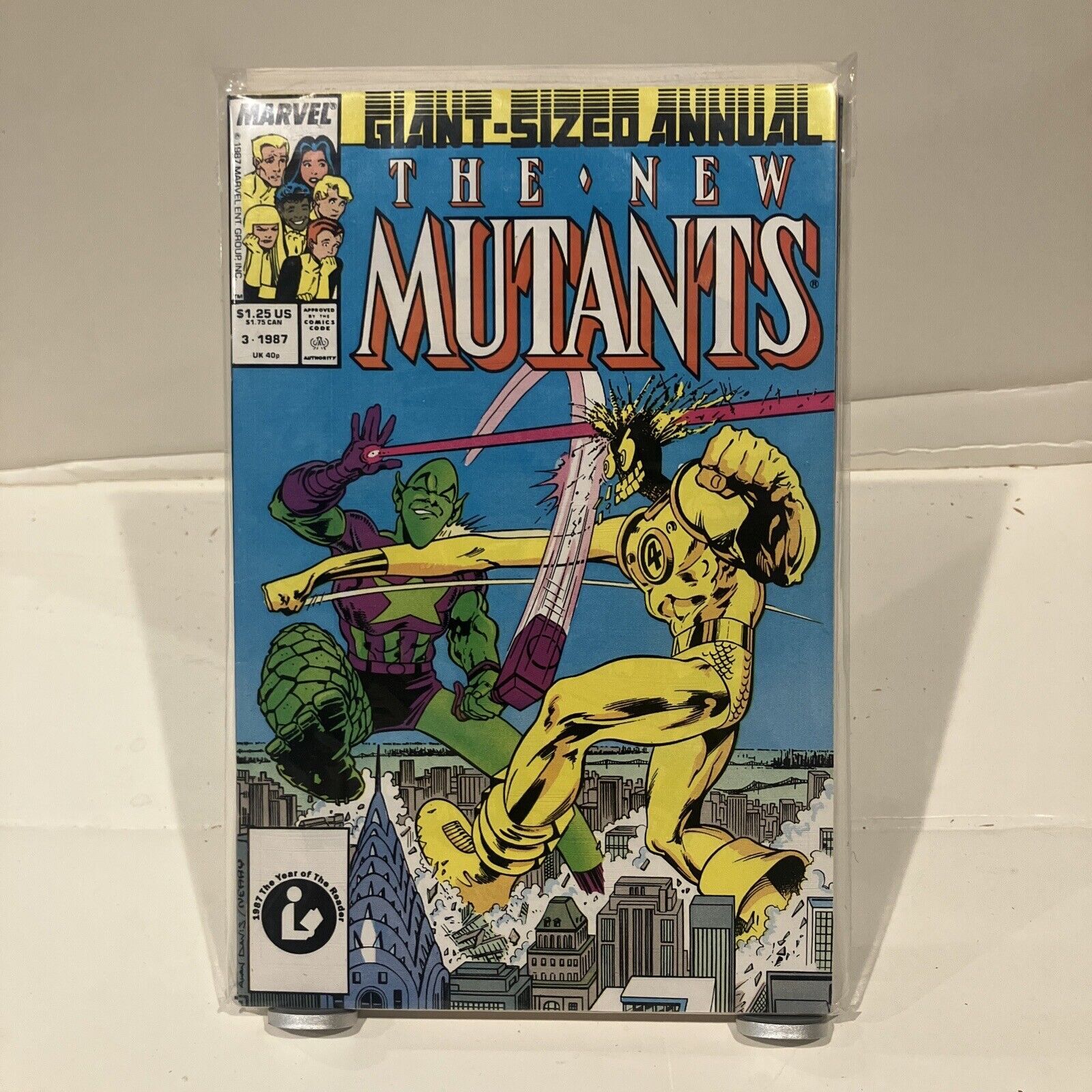 The New Mutants 3 Giant Sized Annual Marvel Comics 1987 | Comic Books ...