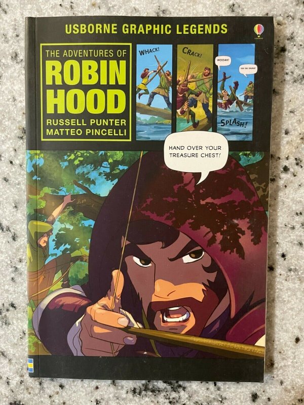 Adventures Of Robin Hood Graphic Novel Comic Book Usborne Legends ...