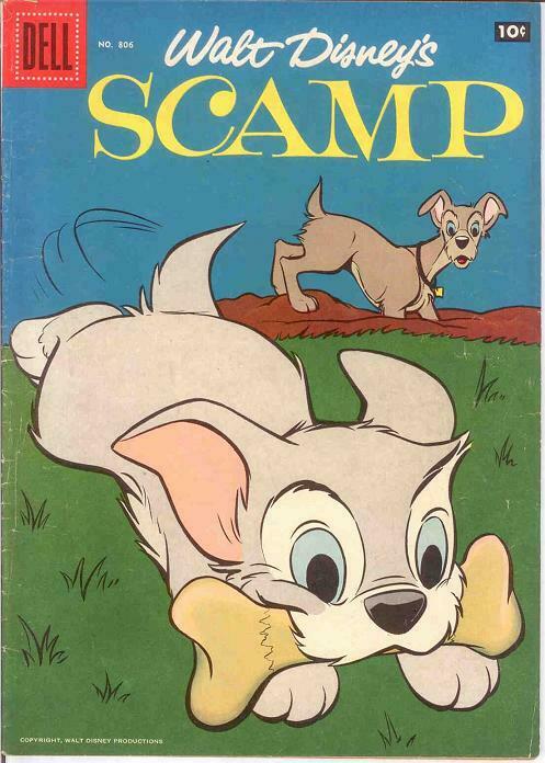 Scamp (1956-1961 Dell) F.C. 806 Vg-F Disney 1957 Comics Book | Comic ...