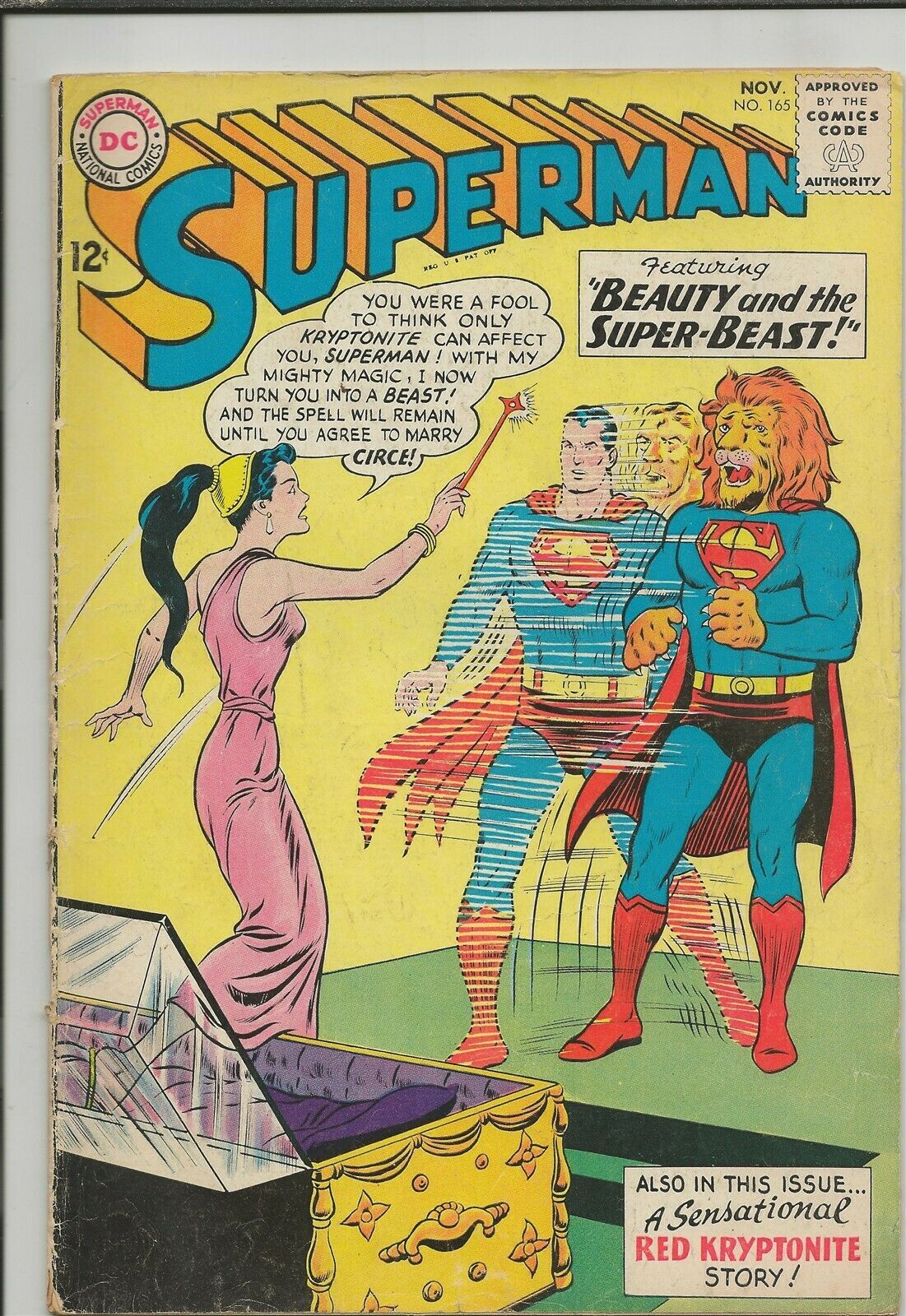 Superman #165 ORIGINAL Vintage 1963 DC Comics Saturn Girl GGA | Comic ...
