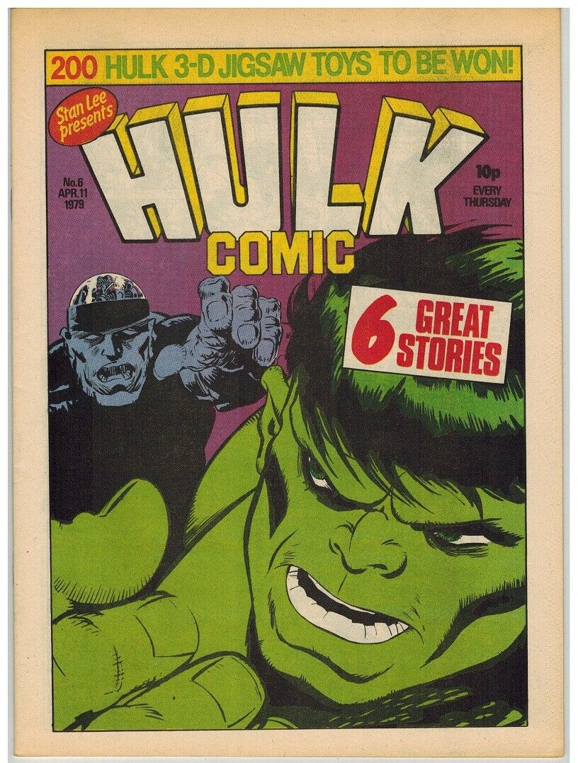 Hulk (British Weekly) 6 Vf-Nm Hulk by Paul Neary | International ...