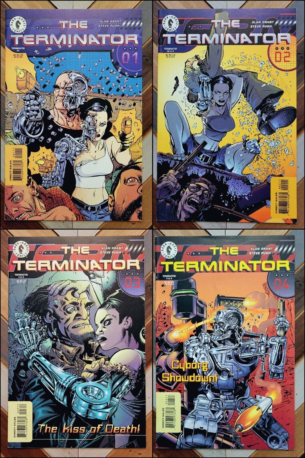 Terminator #1-4 NM (1998 Dark Horse) Complete Mini Series! a.Grant Sci ...