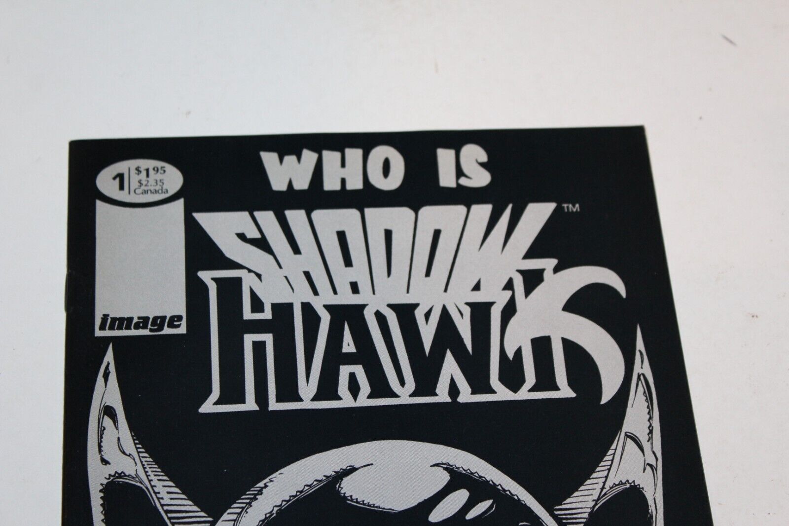 RARE Shadowhawk 1 1992 Newsstand Variant 1:100 Low Print Image Key Book ...