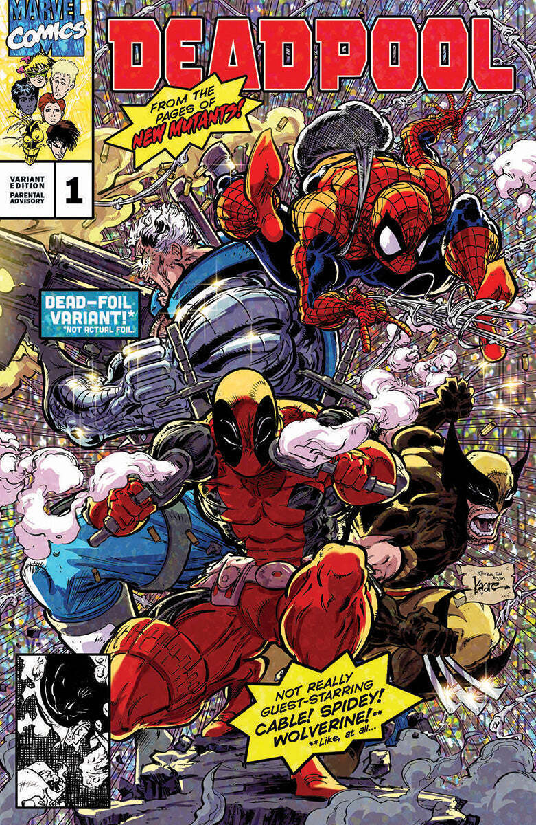 Deadpool #1 (2023) KAARE ANDREWS EXCLUSIVE VARIANT! MT Spiderman ...