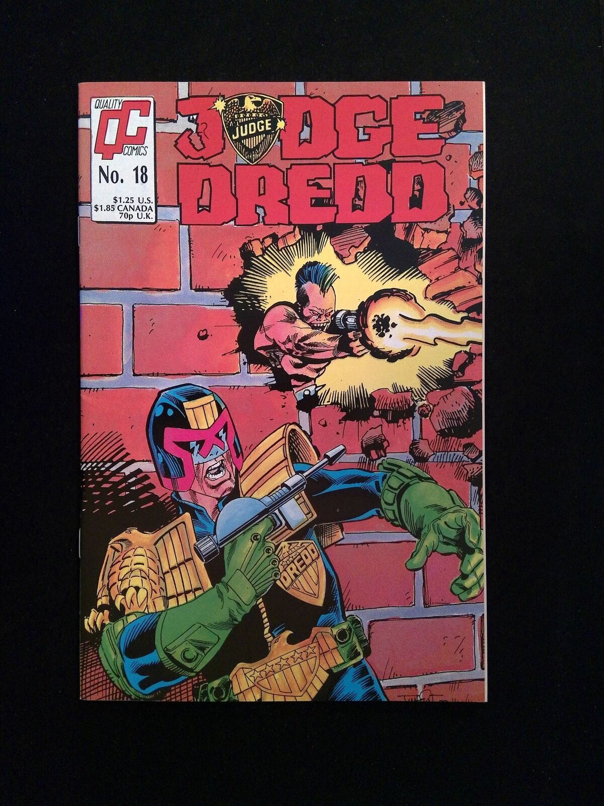 Judge Dredd #18US QUALITY Comics 1988 VF+ FERN VARIANT | Comic Books ...