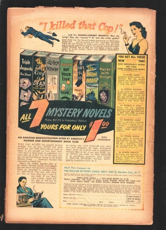 WEIRD FANTASY #15 1952-Al Feldstein Alien & Rocket cover-Art by Jack ...