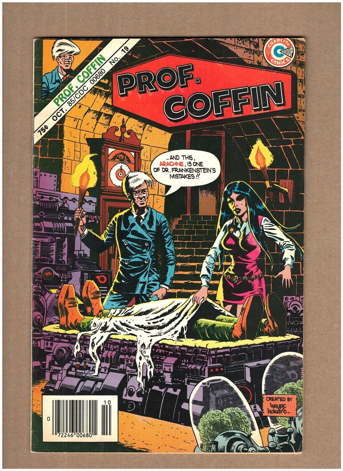 Prof. Coffin #19 Charlton Comics 1985 Horror VG+ 4.5 | Comic Books ...