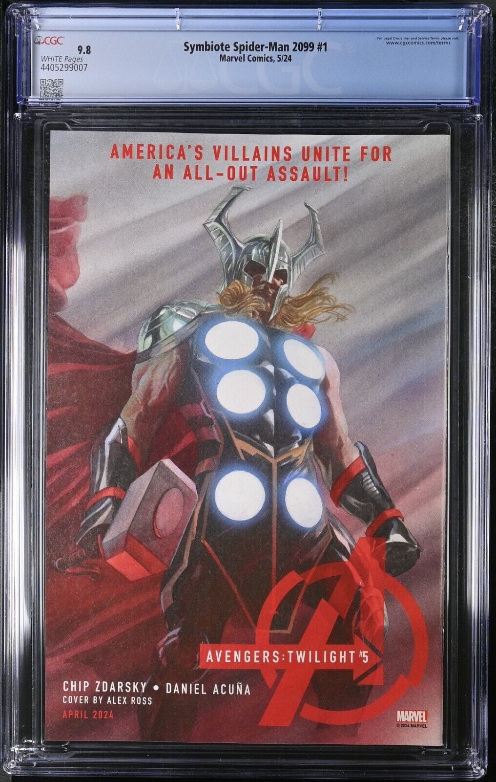 Symbiote Spider-Man 2099 #1 CGC 9.8 Leinil Francis Yu Cover A Marvel ...