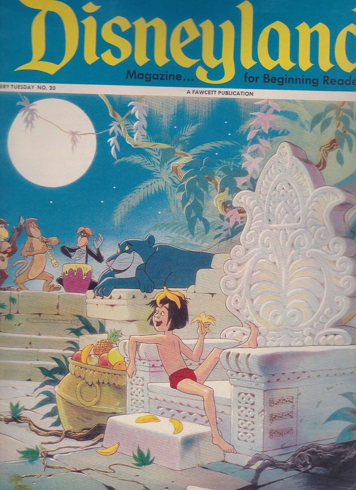 Disneyland Magazine (Fawcett) #20 VG; Fawcett | low grade - Jungle Book ...