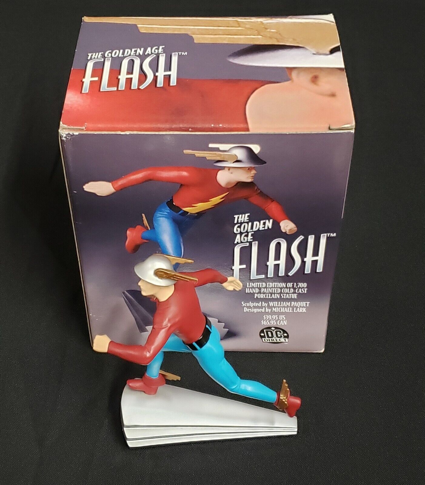 Golden Age Flash Limited Edition Mini Statue DC Direct 641/1700 | Comic ...