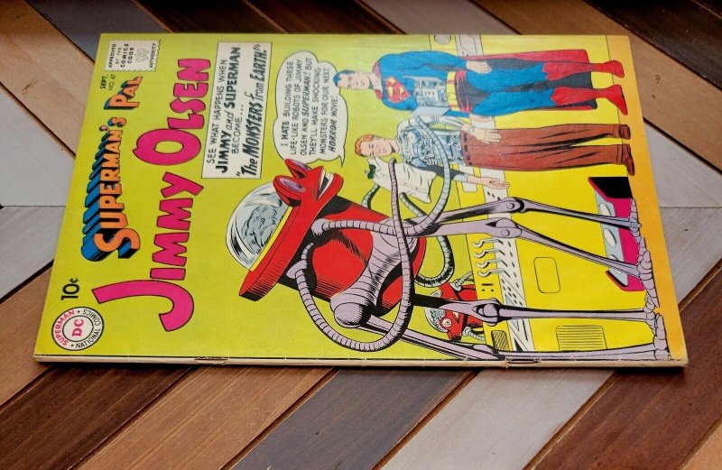 SUPERMANS PAL JIMMY OLSEN #47 VG/FN (DC 1960) "Monsters From Earth ...