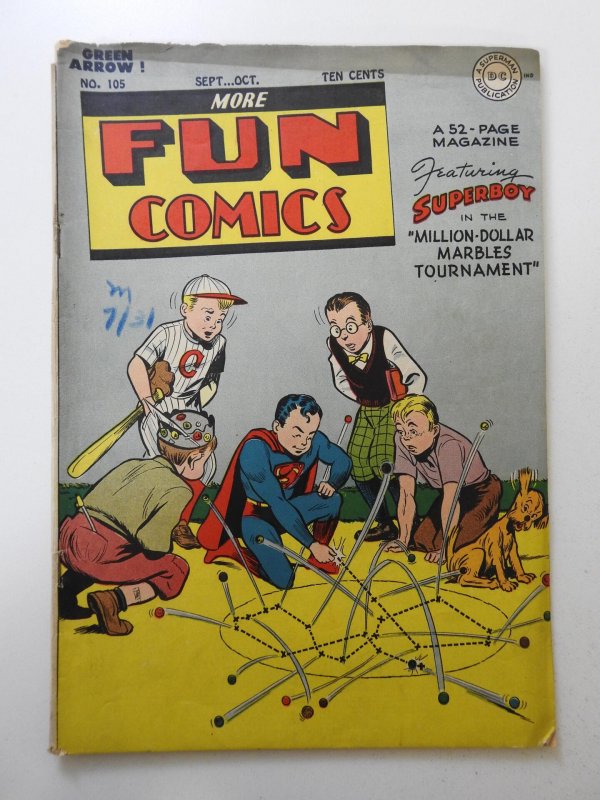 More Fun Comics #105 (1945) VG+ Condition! | Comic Books - Golden Age ...