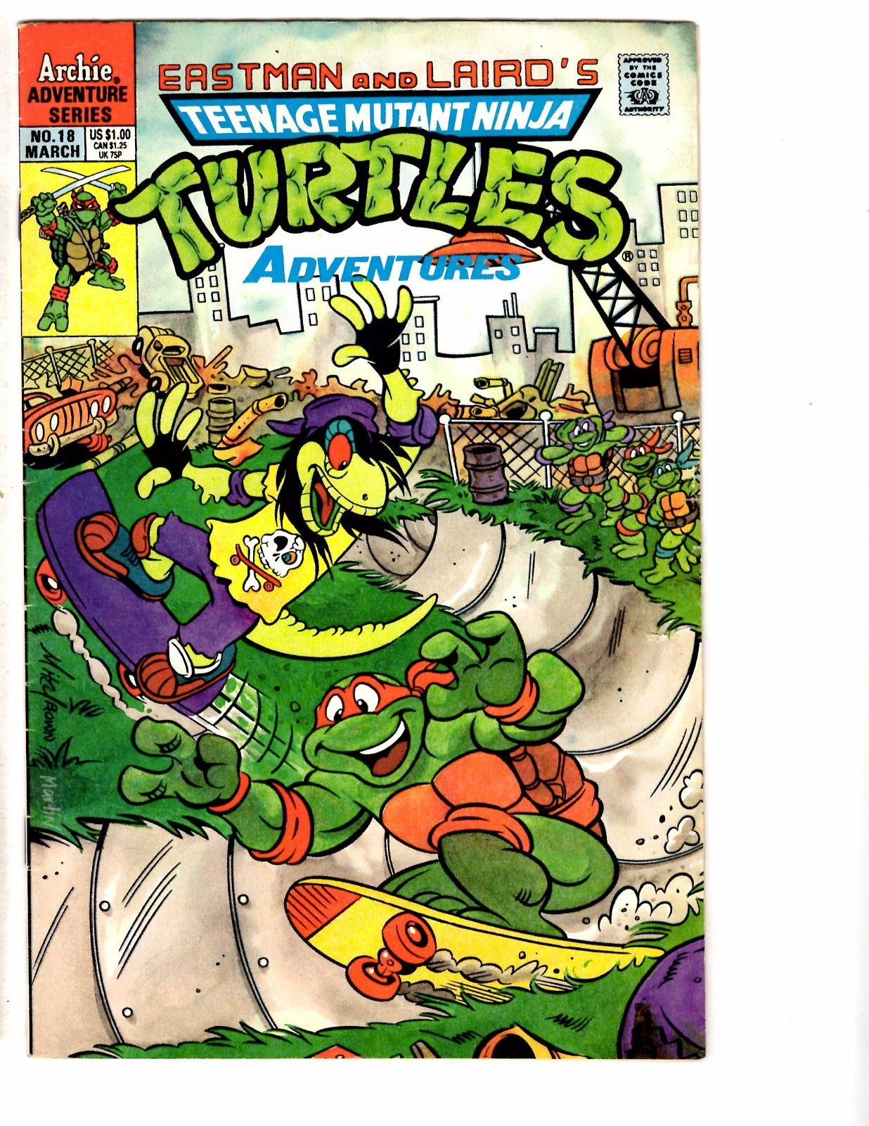 7 Teenage Mutant Ninja Turtles Archie Comics # 2 18 23 33 36 Special ...