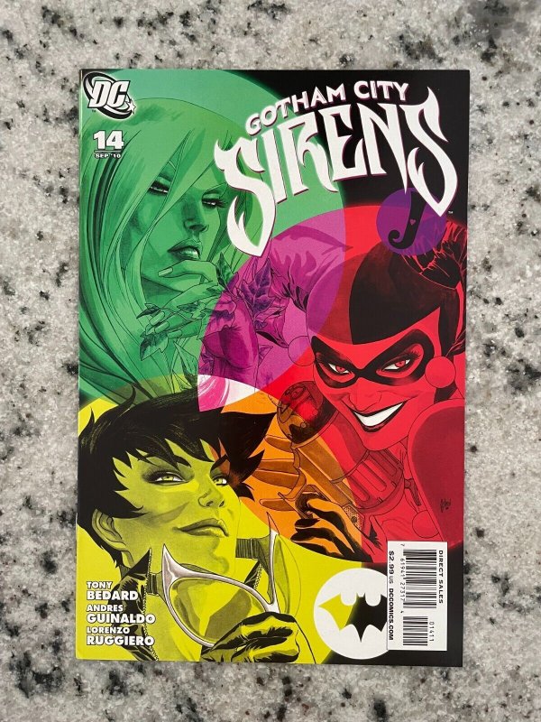Gotham City Sirens # 14 NM- DC Comic Book Catwoman Harley Quinn Poison ...