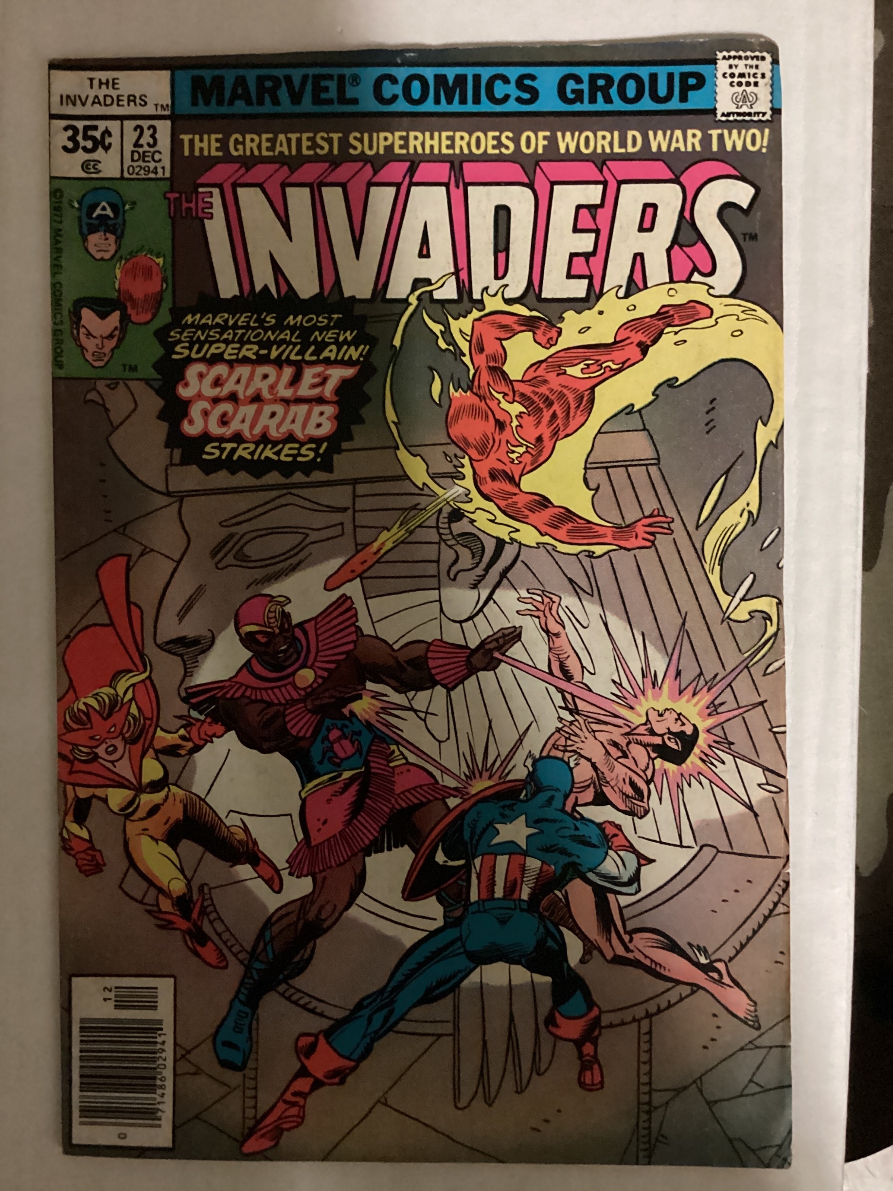 The Invaders #23 (1977) | Comic Books - Bronze Age, Marvel, Invaders ...