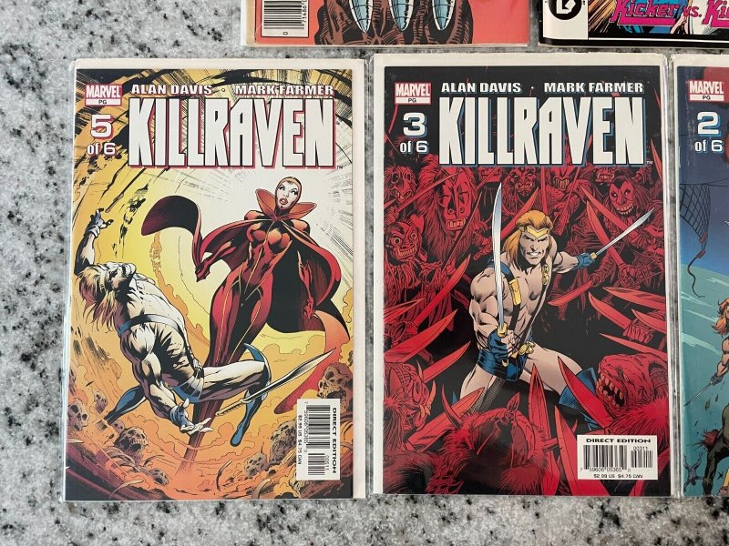 7 Marvel Comics Killraven # 1 2 3 5 6 Kickers # 11 Kitty Pryde ...