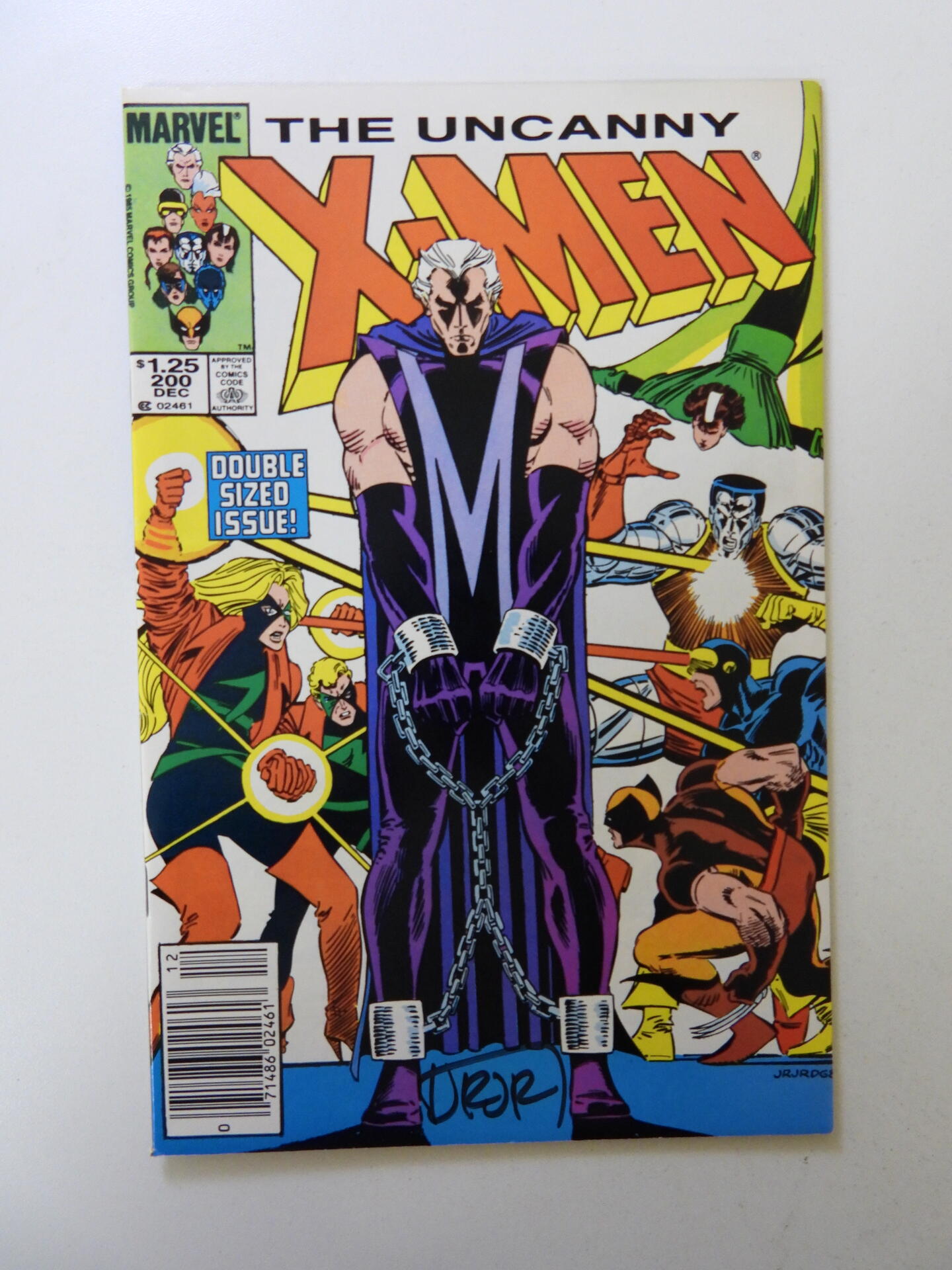 The Uncanny X-Men #200 (1985) signed by John Romita Jr no cert VF+ ...