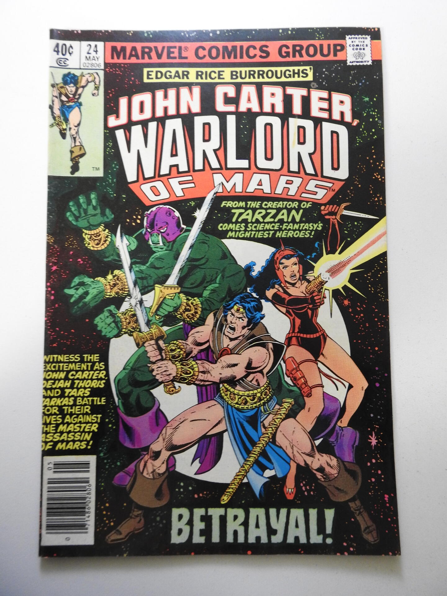 John Carter Warlord of Mars #24 (1979) | Comic Books - Bronze Age ...