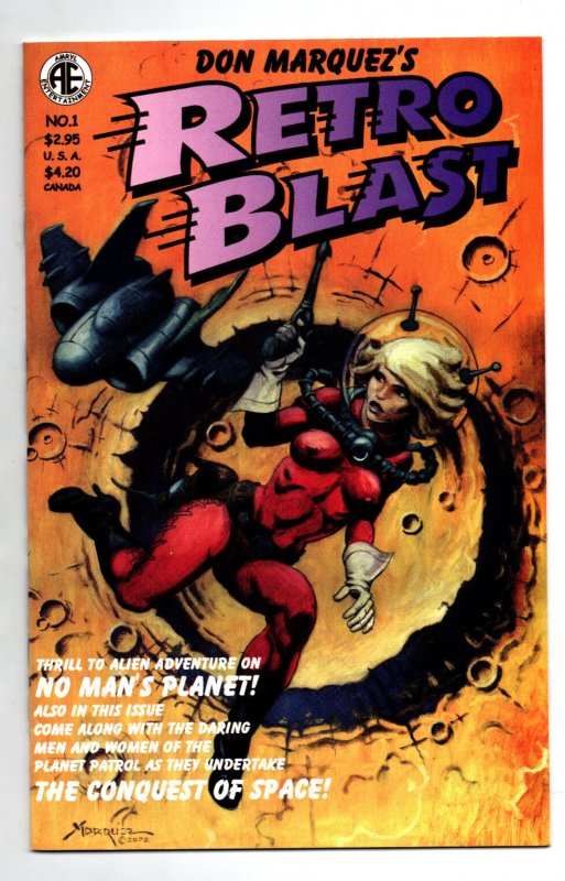 Retro Blast #1 - Good Girl Sci-Fi - Don Marquez - Basement Comics ...