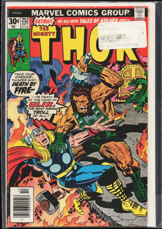 Thor #252 (1976) Thor | Comic Books - Bronze Age, Marvel, Thor, Fantasy ...