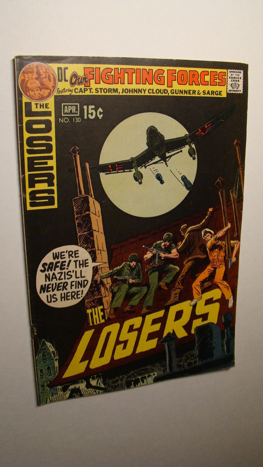 OUR Fighting Forces 130 JOE Kubert ART 1972 Losers Capt Storm Sarge ...