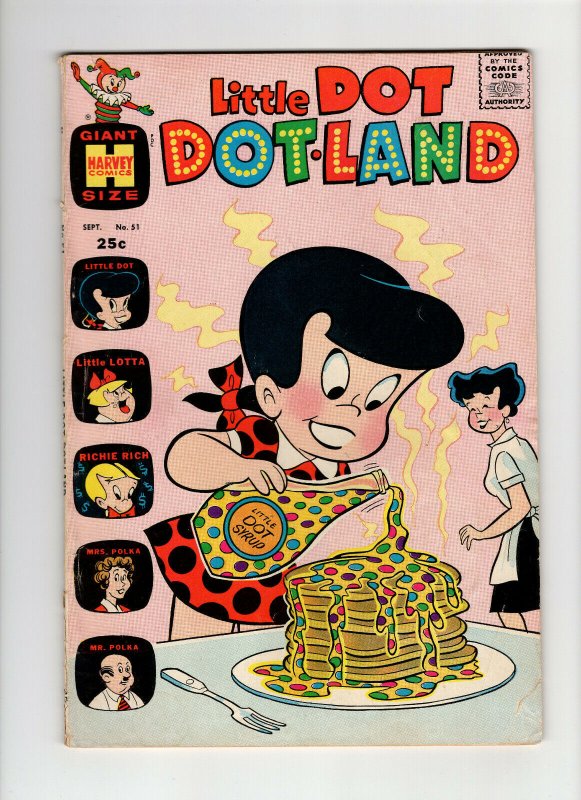 Little Dot Dotland #51 (1971, Harvey Comics) | Comic Books - Modern Age ...
